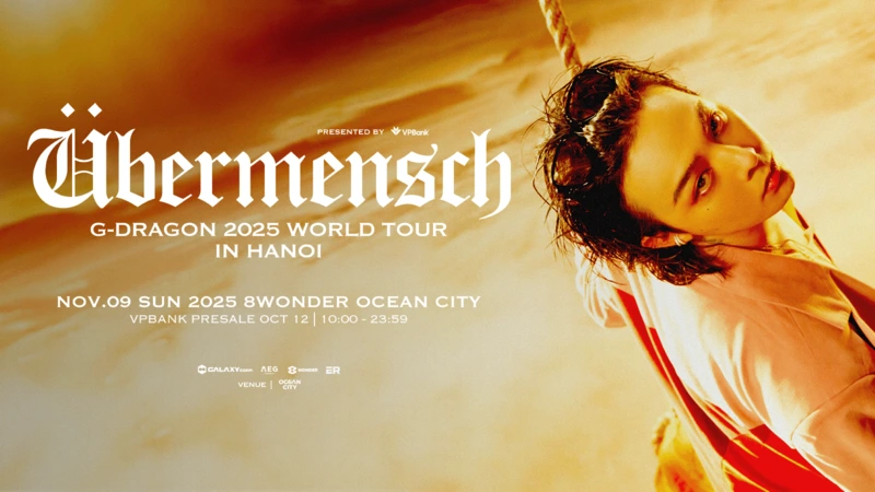 G-DRAGON 2025 WORLD TOUR [Übermensch] IN HANOI, presented by VPBANK ...
