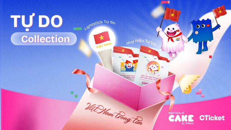 MERCHANDISE "TỰ DO" ĐỘC QUYỀN - CAKE BY VPBANK | CTicket